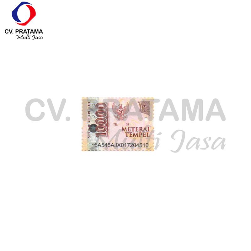 Materai 10000 (Sepuluh Ribu)