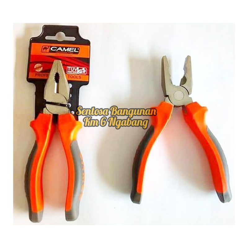 TANG COMBINATION PLIERS 6 CAMEL