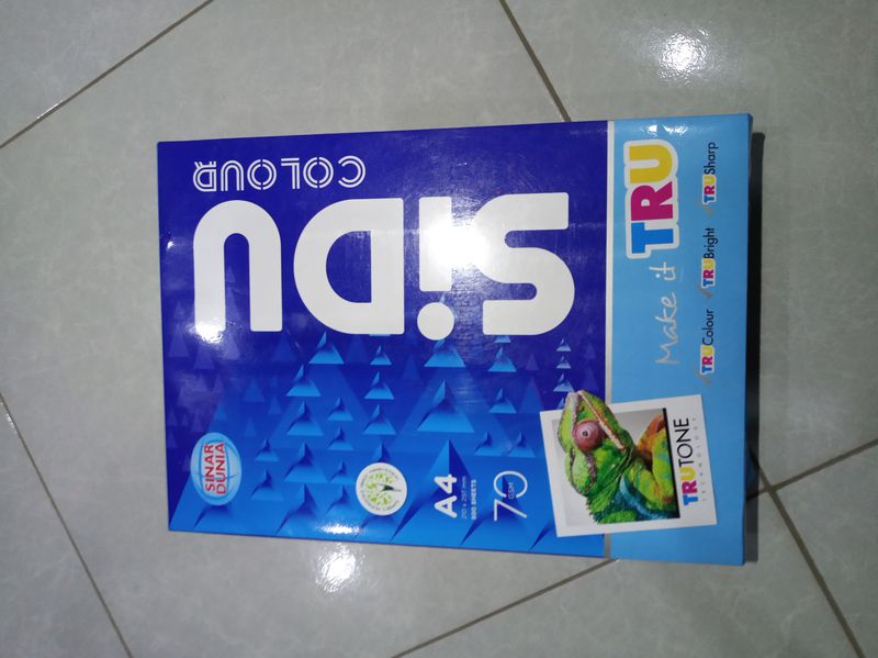 Kertas HVS A4 70gr Warna - Biru