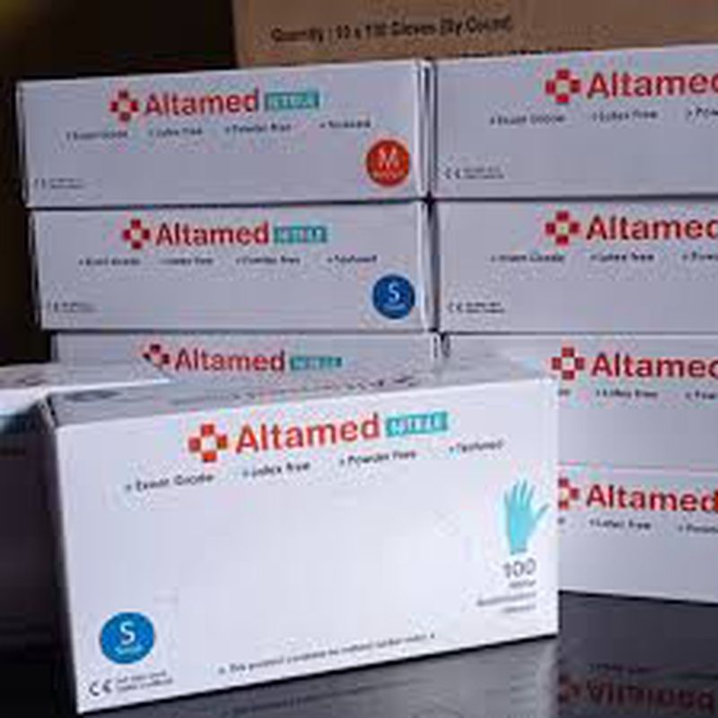 SARUNG TANGAN NITRILE NON STERIL BOX/50 PASANG_ALTAMED - L