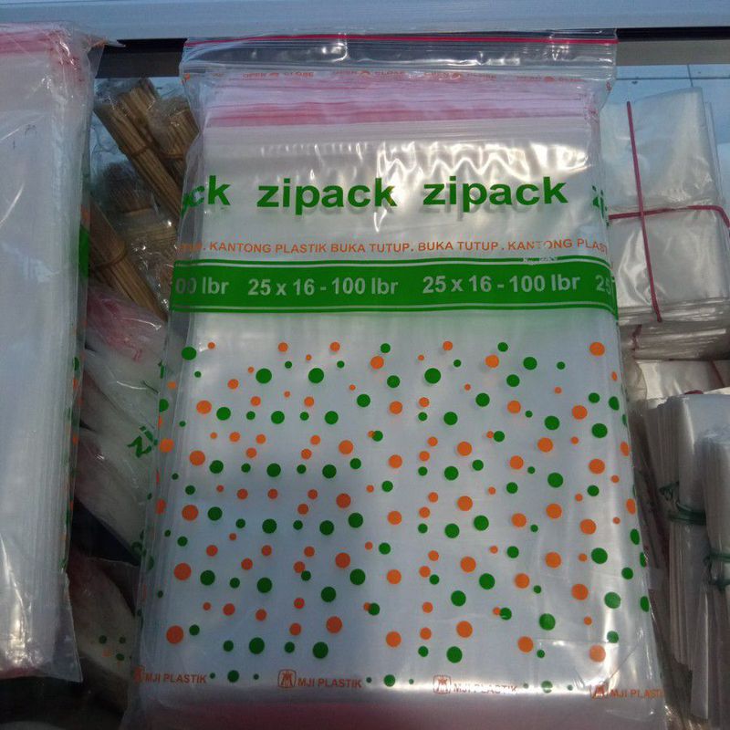 Plastik Klip - Zipack uk 25x16 isi 100