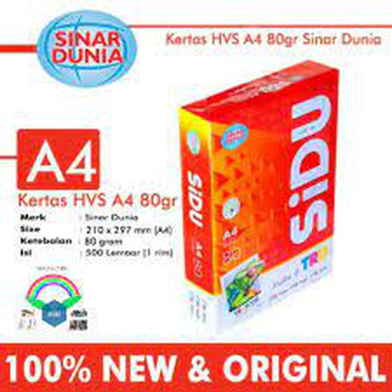 Kertas SIDU A4 80 Gram