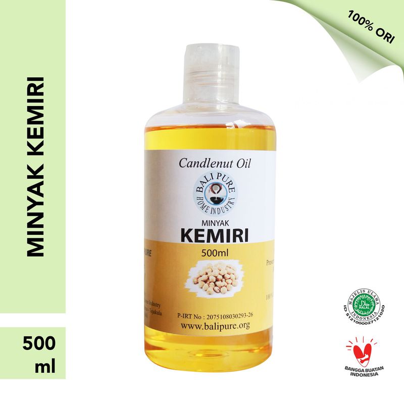 Bali Pure Home Industry Minyak Kemiri Anti Rambut Rontok 500ml - Cempak