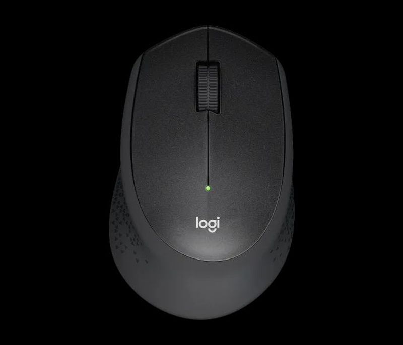 Logitech M331 Silent Plus Wireless Mouse - Merah