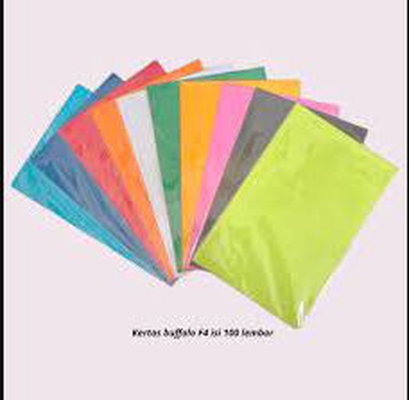 Kertas Bufallo BC Warna 100 Lembar Folio/F4