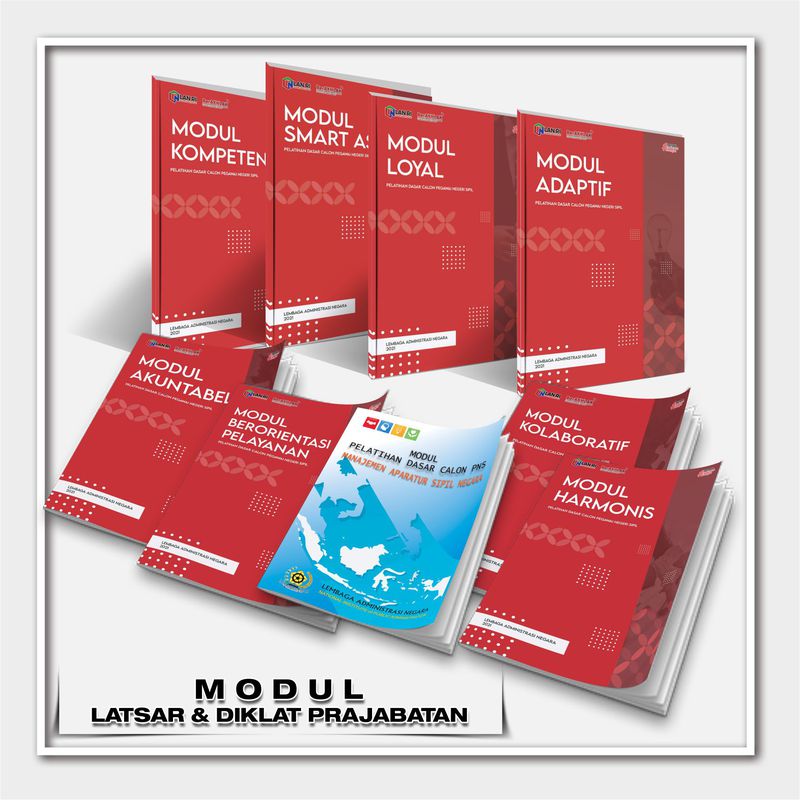 Pencetakan Modul Diklat Prajabatan