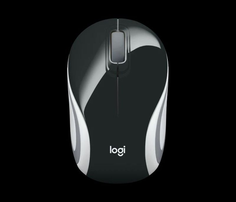 Logitech M187 Mini Wireless Mouse - Bright Red