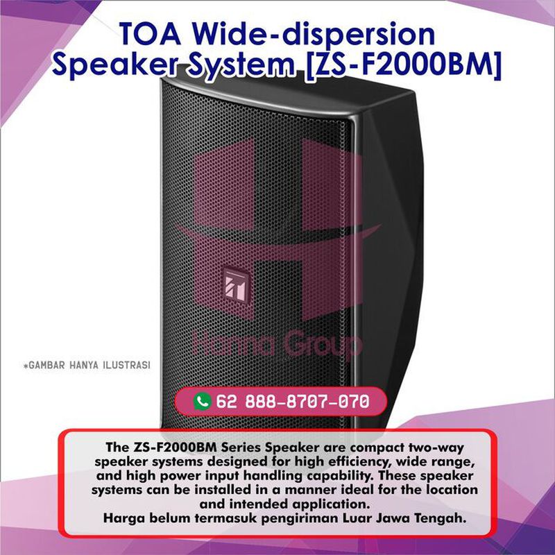 TOA Speaker ZS-F2000BM
