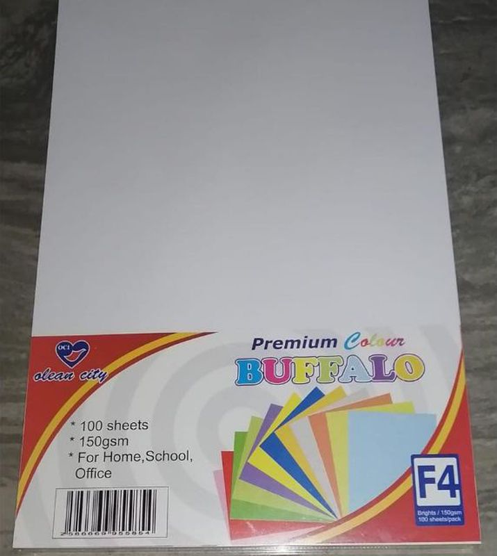 Kertas Bufallo BC Putih 100 Lembar - Folio/F4