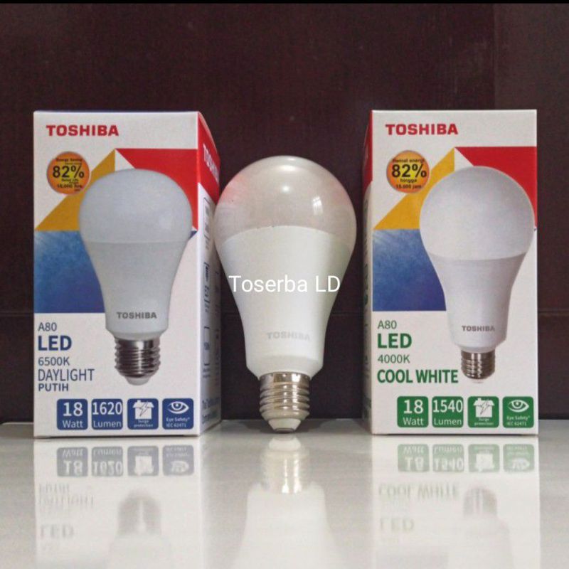 Lampu LED 18 Watt merk toshiba