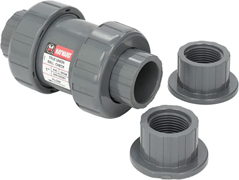 Ball check valve pvc 3/4