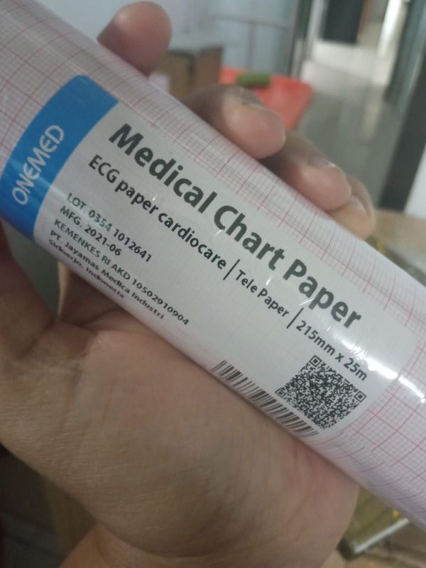 KERTAS ECG ROLL CARDIOCARE BIONET 215mm x 25m