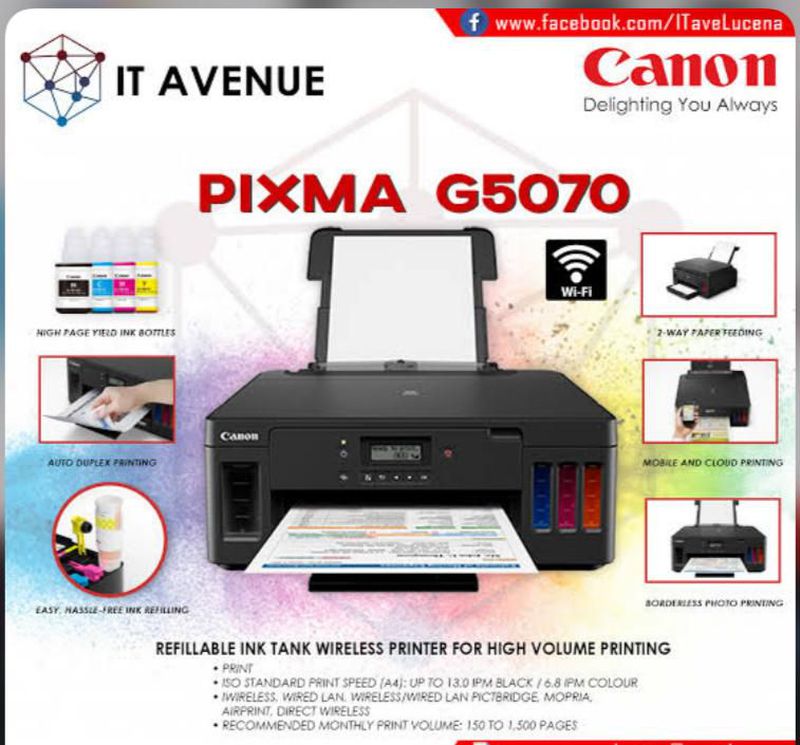 PRINTER CANON PIXMA G5070