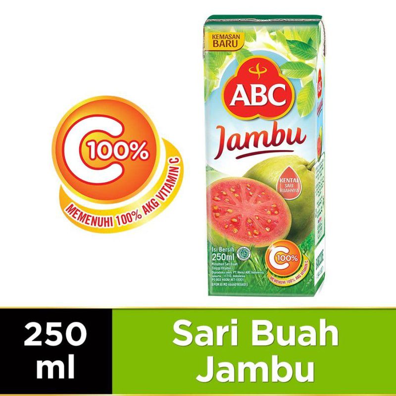 ABC Jus Jambu 250 ml Per 1 Dus