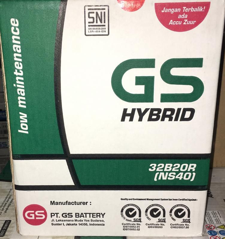 Aki Mobil GS Astra NS40