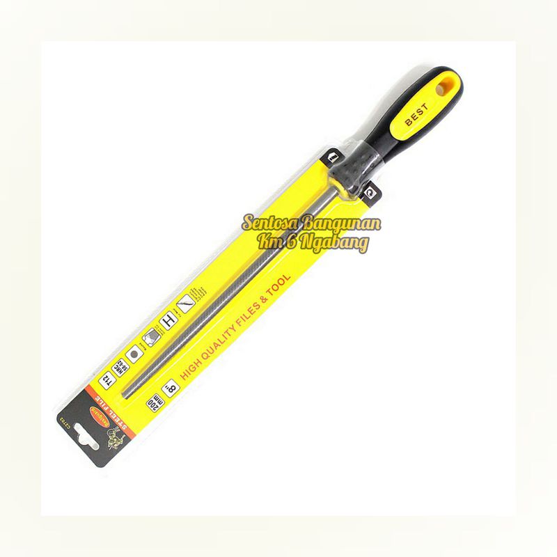 KIKIR BULAT 8 INCH KUNING BESTGUARD