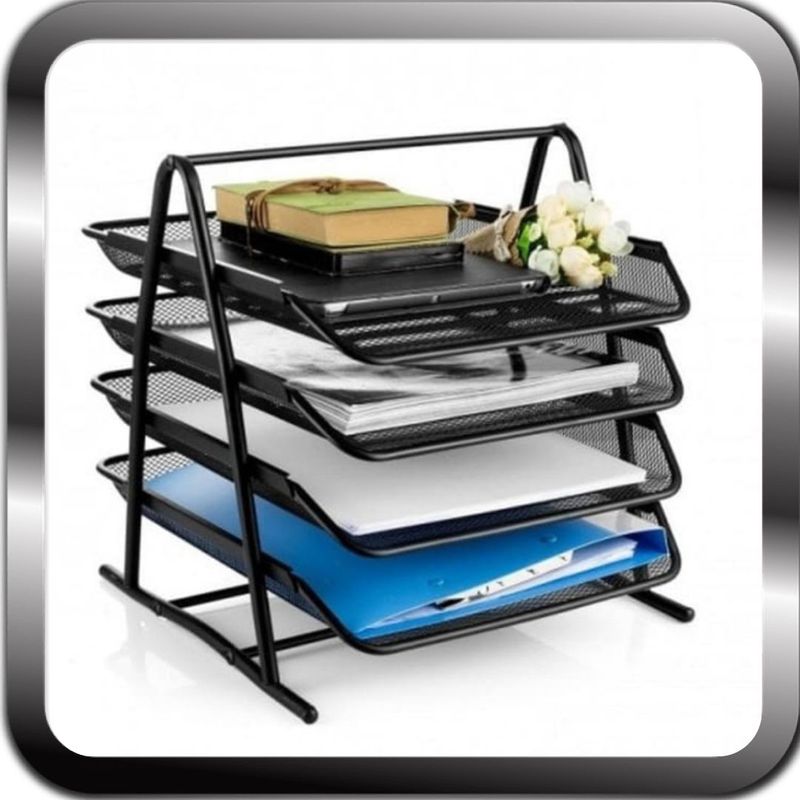 Rak Dokumen Kertas Besi Susun - 3 Susun