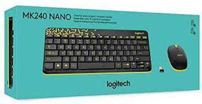 Keyboard & Mouse wireless Logitech MK240 nano receiver 100% ORIGINAL