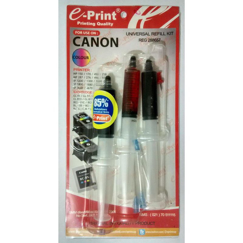 Tinta suntik canon warna merk EPRINT