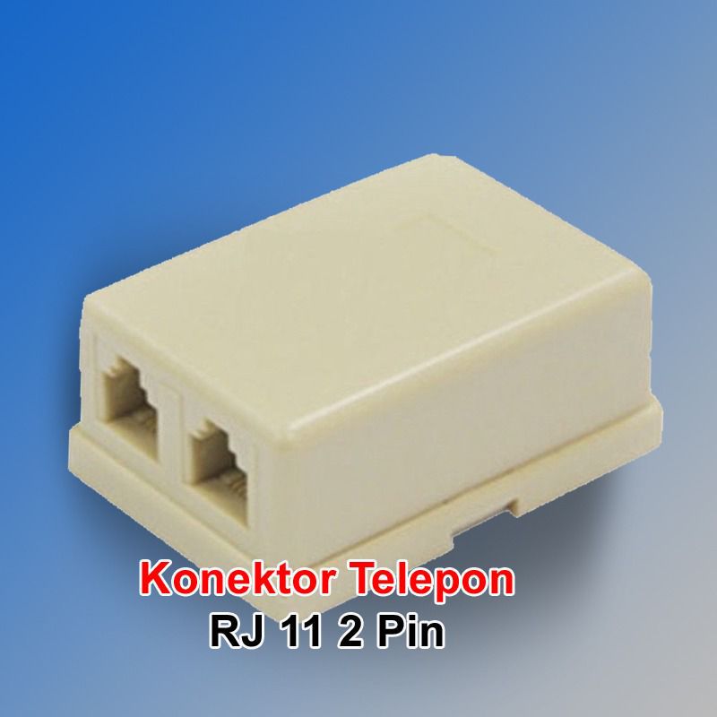 konektor telepon 2 pin