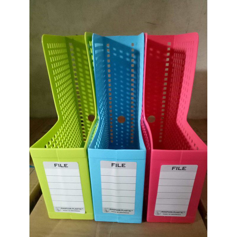 FILE BOX KERANJANG MERK MASPION - Pink