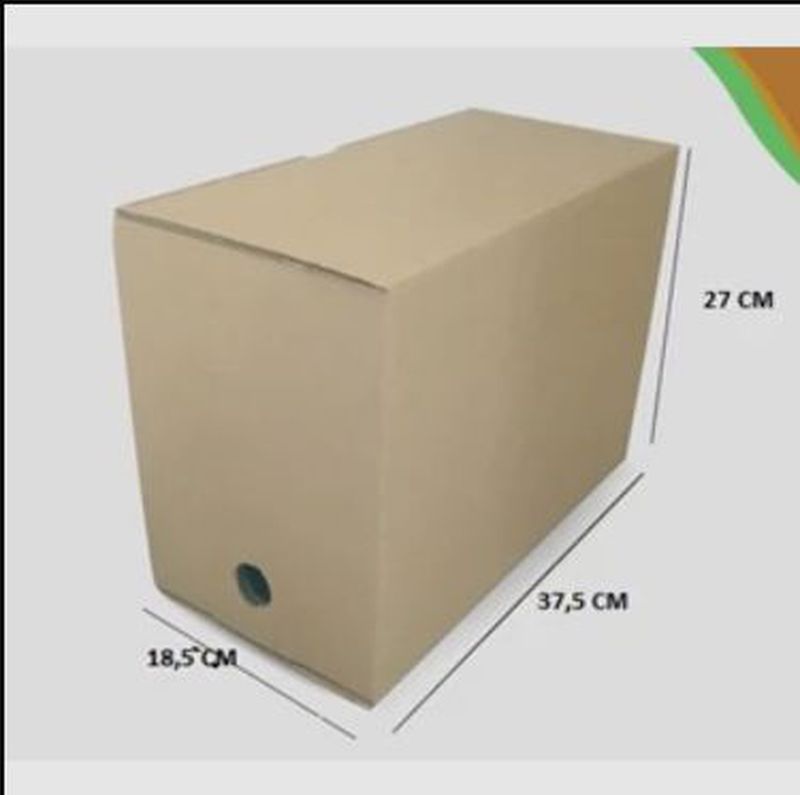Box File Kardus 30 x 41, Brown Kraft/M150/K200/C/F 37,5 x 27 x 18,5