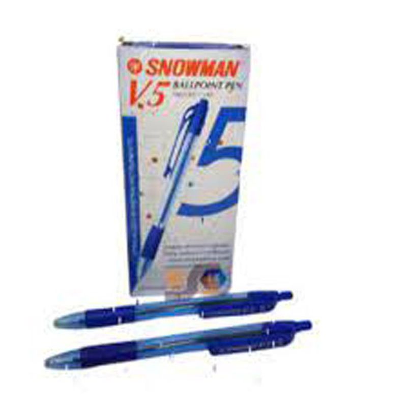Pulpen Snowman/faster Biru