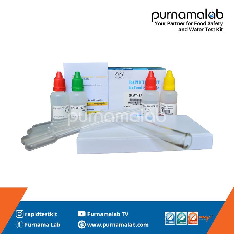 Methyl Yellow Test Kit (+/-) / 100 Tes