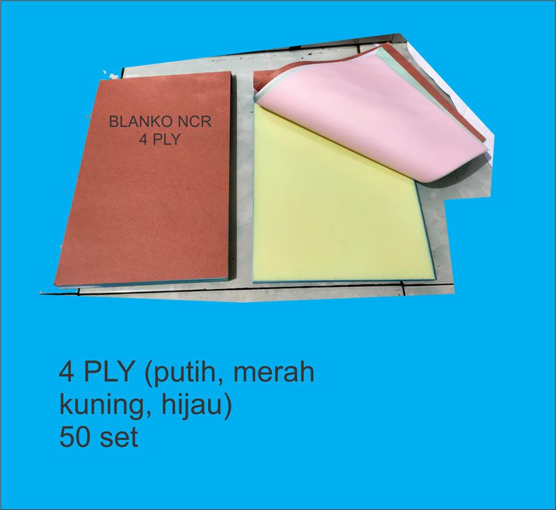 BLANKO NCR 4 PLY 50 SET