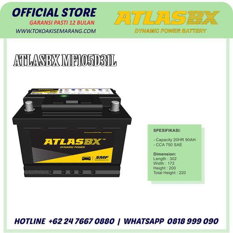 AKI MOBIL MAINTANANCE FREE ATLASBX MF105D31L