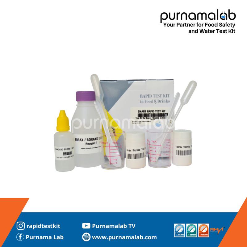 Borax Tes Kit (+/-) / 100 Tes