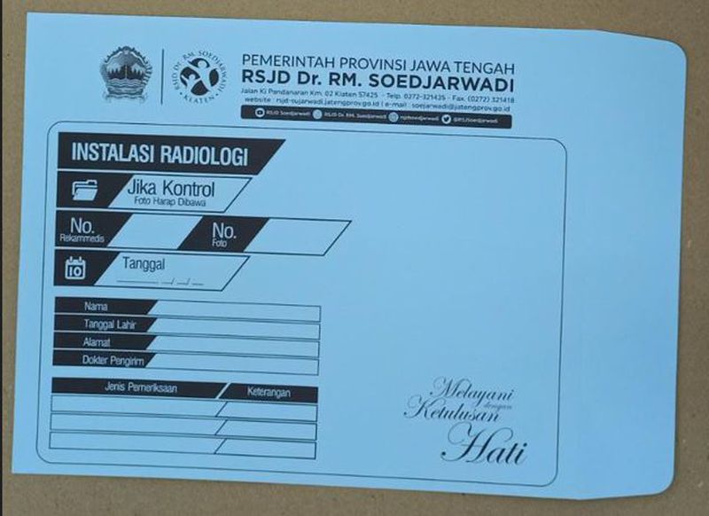 Amplop Radiologi RSJD