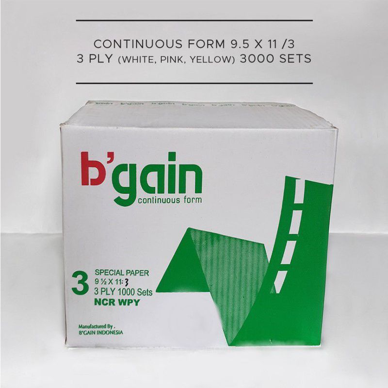 Kertas Continuous Form 3 Ply (3 Bagian) - OVN133
