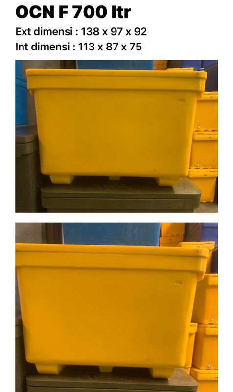 Fish Box Cool Box Cooler Box Peti Ikan OCEAN OCN - 700 L ( 700 Ltr ...