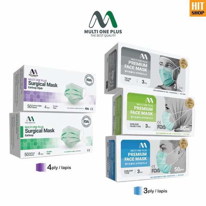 Masker 3 Ply - Headloop