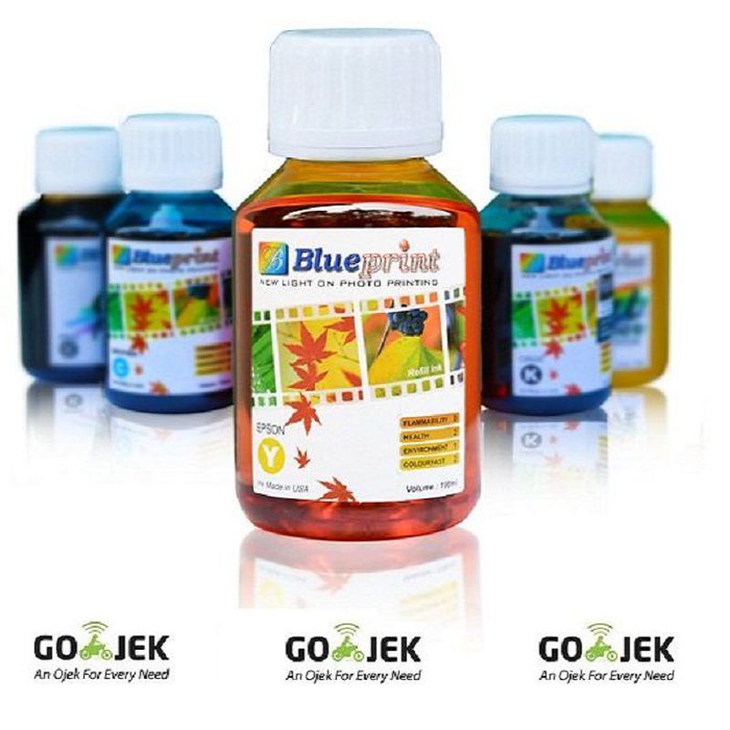 Tinta Blue Print Botol 200 ml - NUANSA - Yellow