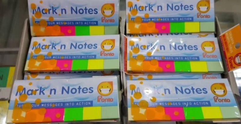 Post -it Mark & Note / Post It 6 Warna Pronto ( 1pack isi 20 pads)