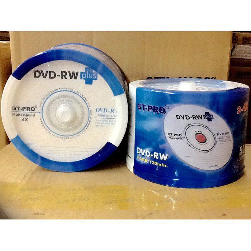 DVD-RW GT Pro kemasan tabung isi 50pcs