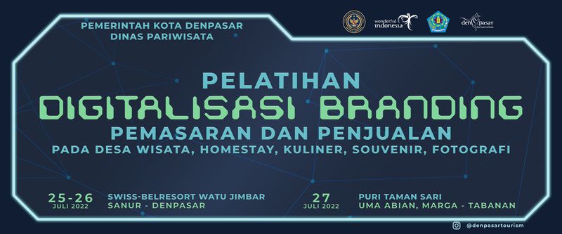 Backdrop Pelatihan Digitalisasi Branding ukuran 4,8 x 2 meter