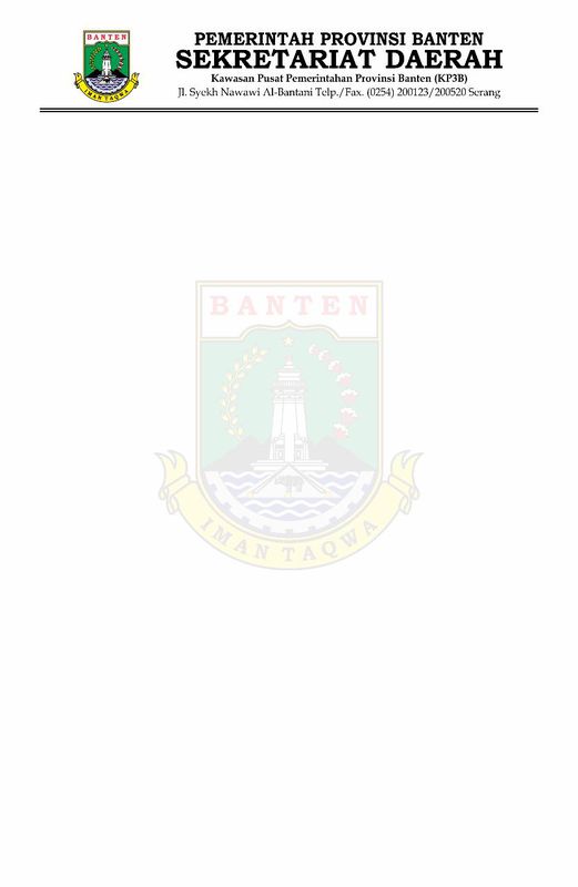 Cetak Kop Surat Setda