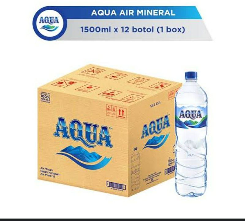 Air Mineral AQUA 1,5 Liter