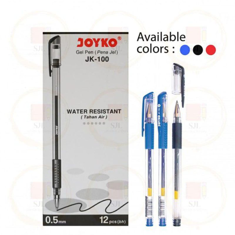 Pulpen Tinta Gel Hitam JK-100