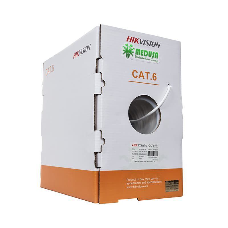 HIKVISION NETWORK CABLE UTP CAT6 305M (ORANGE) DS-1LN6-UU