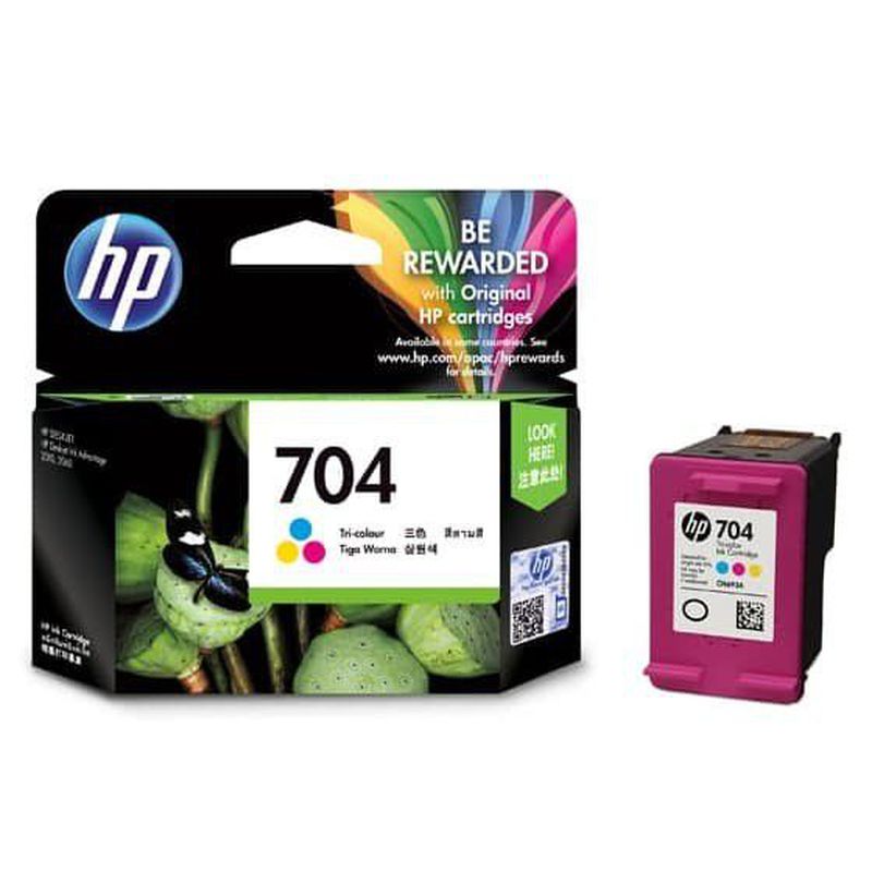 CARTRIDGE 704C HP704COLOUR ORIGINAL