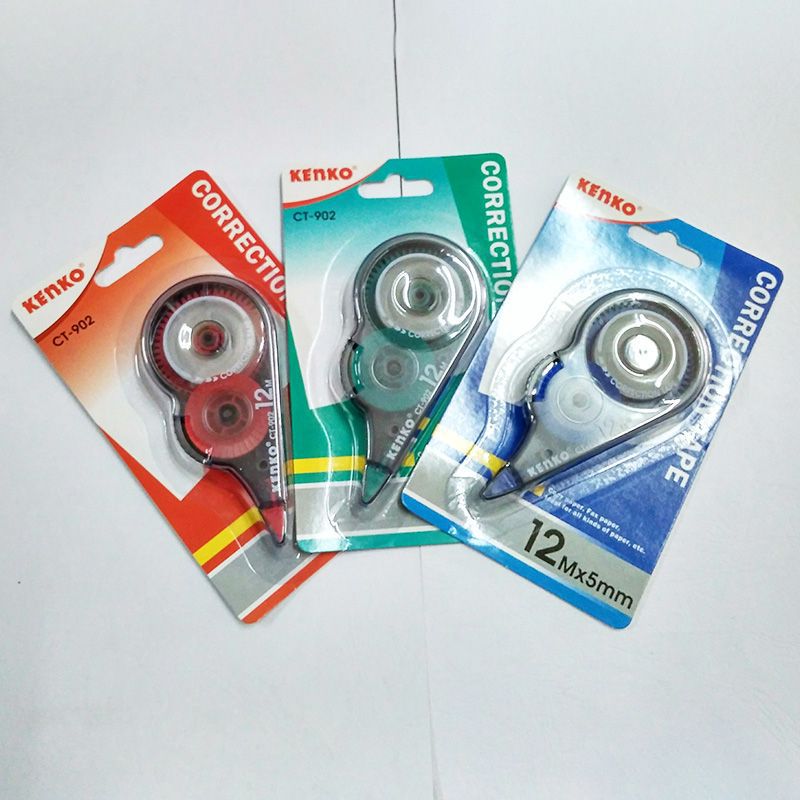 KENKO CORRECTION TAPE CT 3001 ( 12M x 5MM ) TIP-EX Roll correction tape 12M
