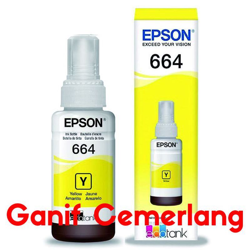 Tinta Printer Epson Original T664 T6641 T6642 T6643 T6644 / L Series ...