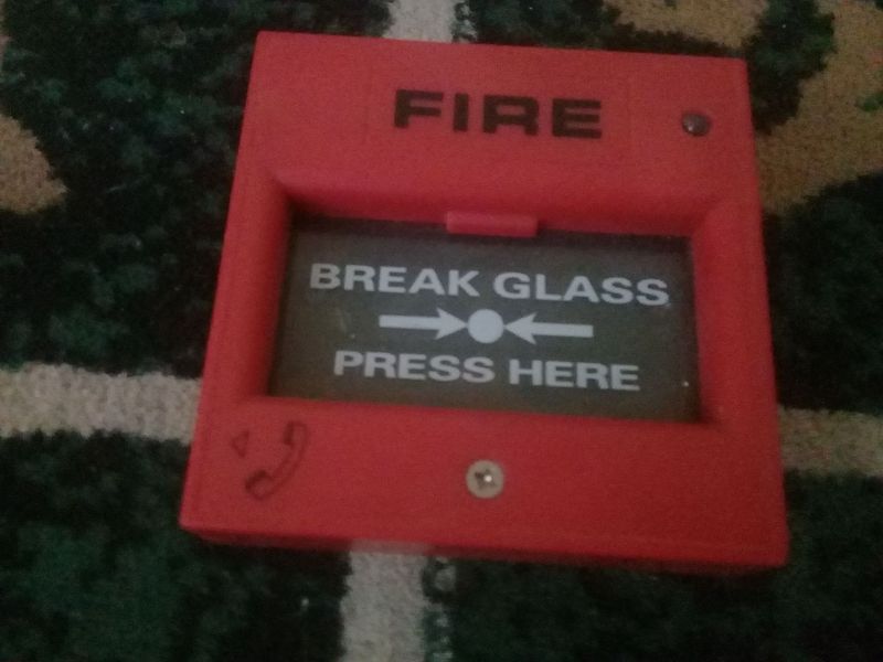 Emergency Break Glass Fire Alarm