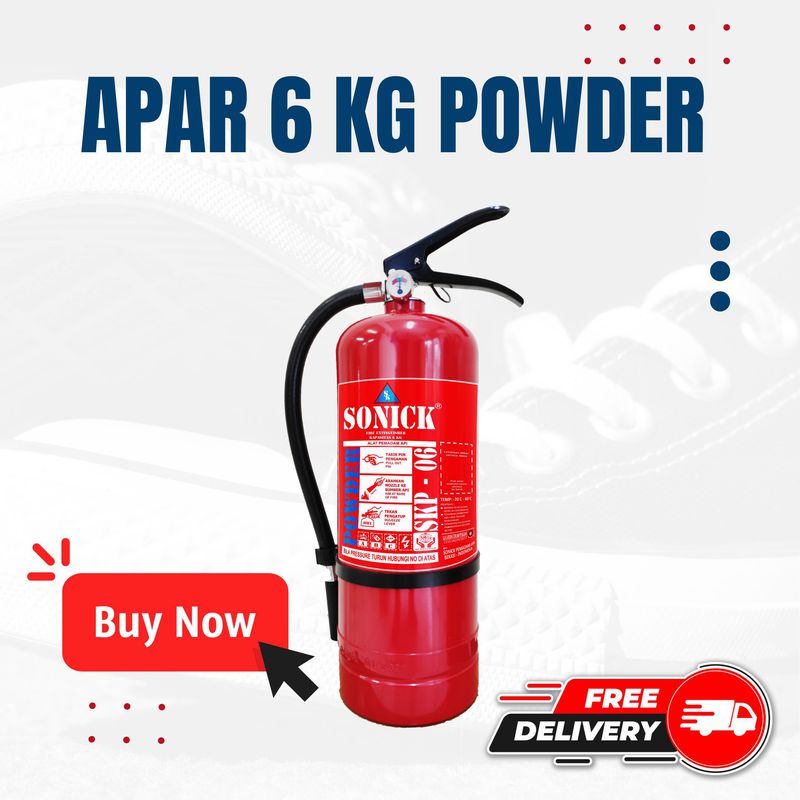 TABUNG APAR 6 KG DRY CHEMICAL POWDER PREMIUM