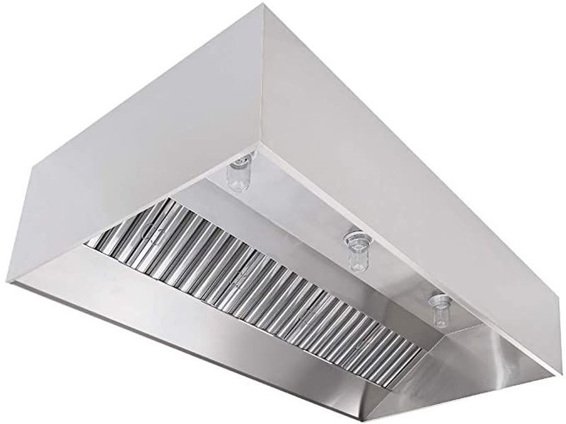 Stainless Cooker Hood with ducting and motor