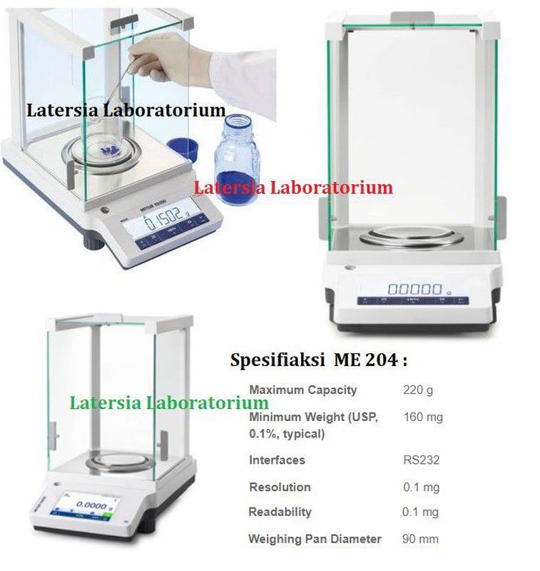 Timbangan Analitik Mettler Toledo Type ME204